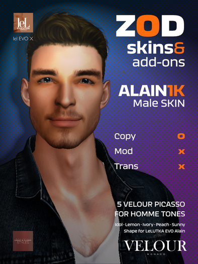 Second Life Marketplace - ZOD EVO X ALAIN 1K [FATPACK]